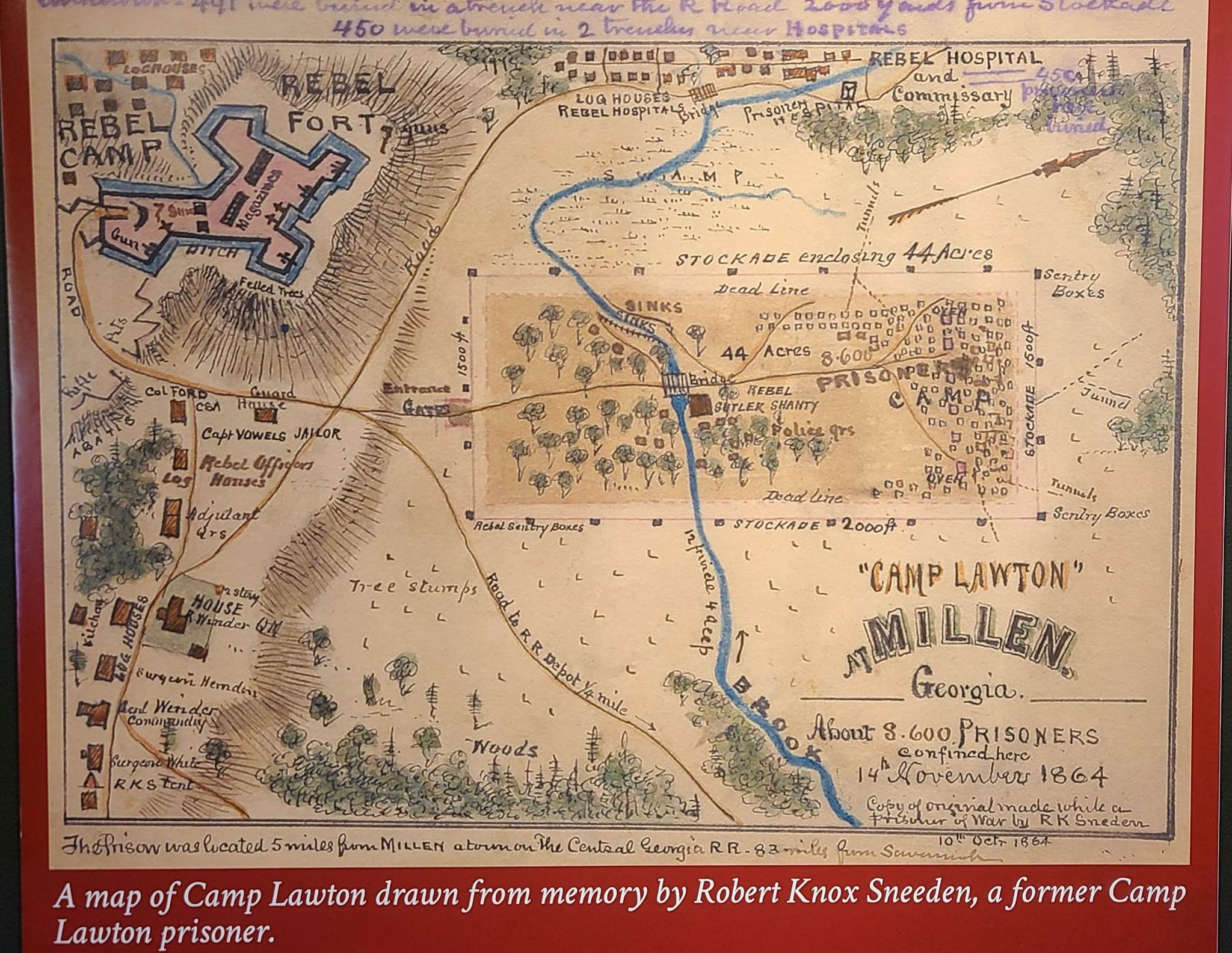 Camp Lawton Museum on Main Exhibit - Visit Statesboro